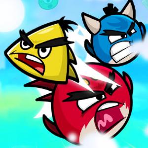 Angry Heroes Birds – Defeat green pigs and destroy their house