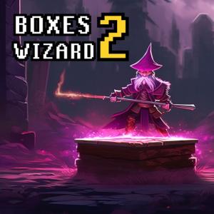 Boxes Wizard 2 – Collect 3 diamonds and pass obstacles with a wizard