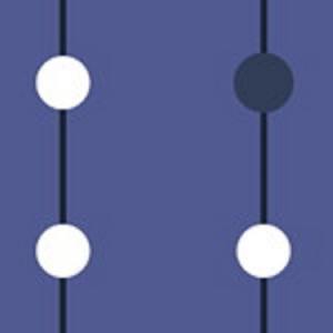 Falling Dots – Turn colors in black or white – be quick at Friv.land