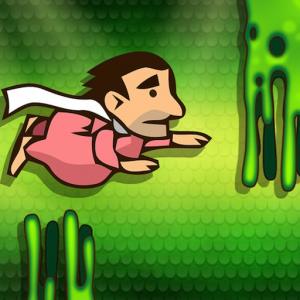 Flying Fat Man – Fly through the poisonous, sticky world