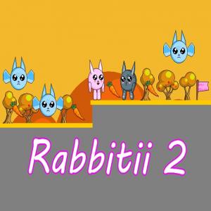 Rabbitii 2 – Collect carrots and run away from enemy rabbits