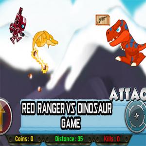 Red Rangers Robot Vs Dinosaurs – Defeat dinosaurs with Red Ranger Robot